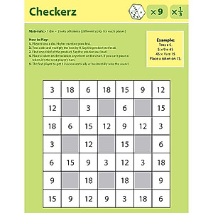 Didax Educational Resources Dice Games for Multiplication Mastery Medium