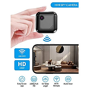gamvozova Hidden Camera,1080P Small WiFi Camera for Home Security,Mini Spy Camera with Video,Phone app,Wireless Seceret Security Camera for Nanny Pet Indoor and Outdoor