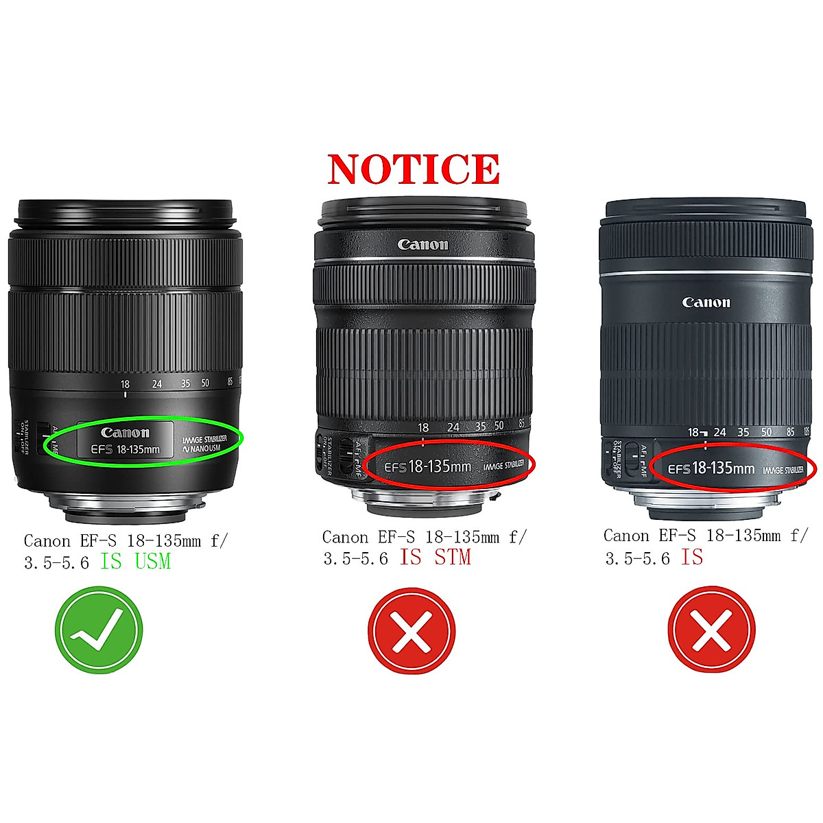 EW-73D Lens Hood Shade for Canon EOS RP for RF 24-105mm F4-7.1 is STM,EF-S 18-135mm f/3.5-5.6 is USM(Not for is or is STM),HUIPUXIANG 67mm Lens Hood