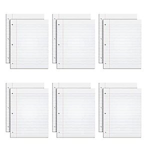 TOPS The Legal Pad Legal Pad, 8-1/2 x 11 Inches, Gum-Top, 3-Hole Punched, White, College Rule, 50 Sheets per Pad, 12 Pads per Pack (75270)