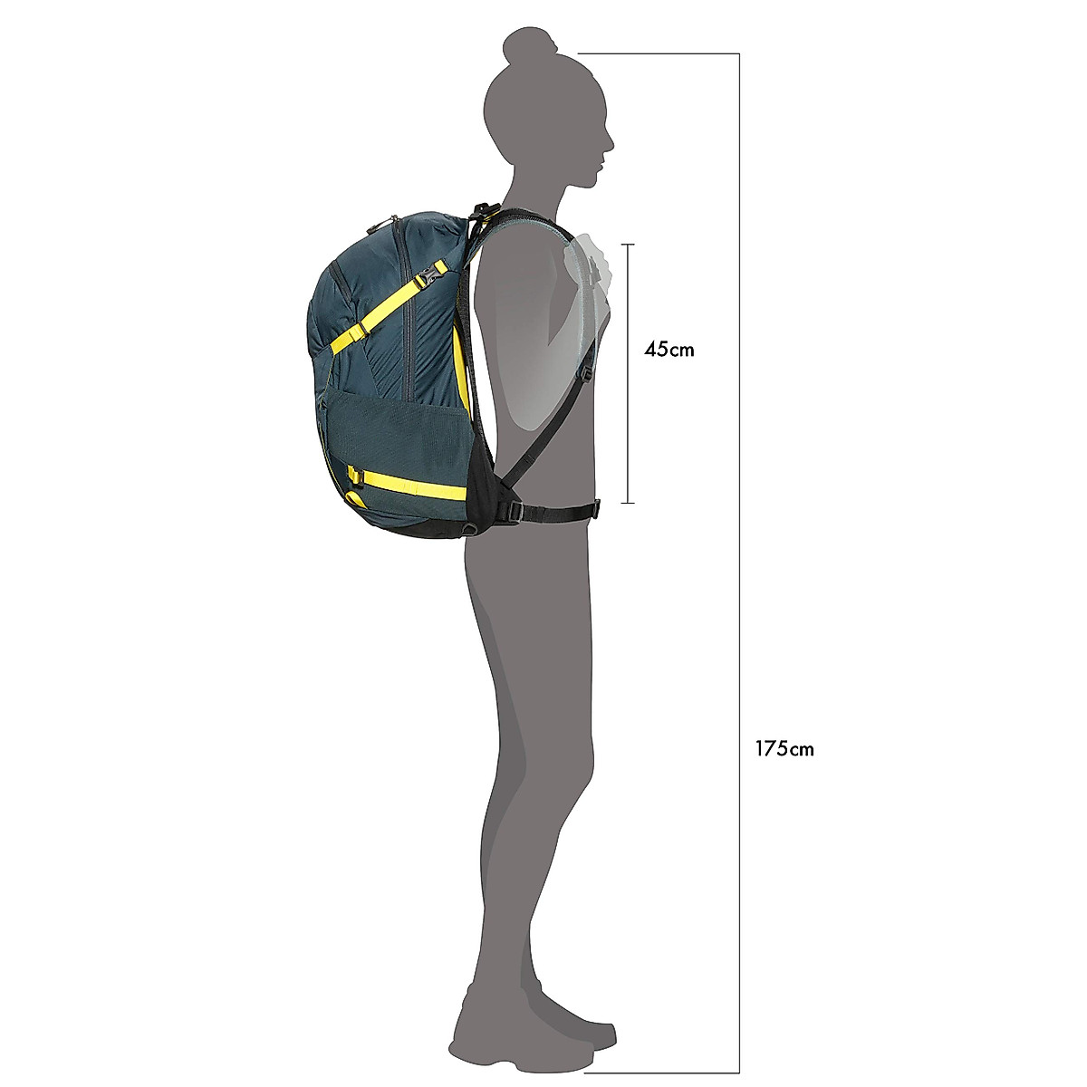 Osprey Hikelite 26 Hiking Backpack, Shiitake Grey