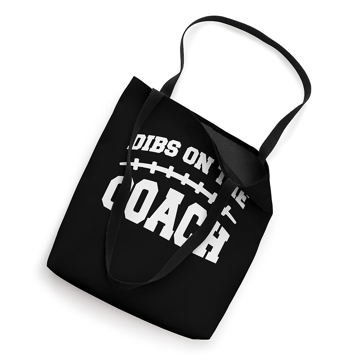 Football Coach Girlfriend Dibs On The Coach Tote Bag