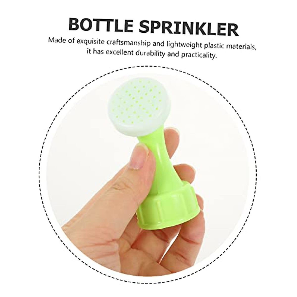 Yardwe 20 Pcs Watering Can Nozzle Portable Water Kettle Pot Plant Plastic Watering can Watering Nozzle for Bottle Watering Bottle Spray Heads Water Bottle Sprinkler caps Bottle Sprinklers