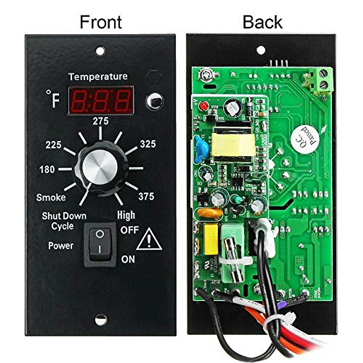 WOOPOWER Digital Thermostat Controller Board, Digital Thermostat Pellet Grill Control Board for All Traeger