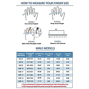 Egnaro Silicone Rings Mens, Breathable Mens Rubber Wedding Bands for Crossfit Workout,8mm Wide - 2.5mm Thick