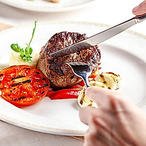 Stainless Steel Dinner Forks, Set of 12 Top Food Grade Stainless Steel Silverware Forks,Mirror Finish & Dishwasher Safe,8 Inches,Use for Home Kitchen Party Restaurant.