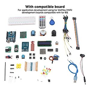 Electronic Projects Starter Kit, High Efficiency Reliable LCD Screen Development Board Kit Complete for DIY