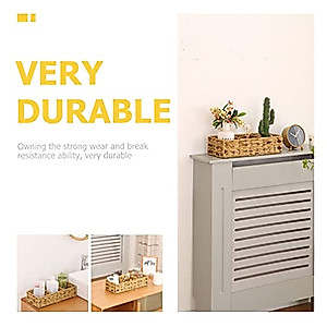 STOBAZA Coffee Station Organizer Coffee Bar Box Countertop Sugar Holder Tea Bag Storage Bin Cosmetics Sundries Organizer Caddy for Home Hotel Restaurant