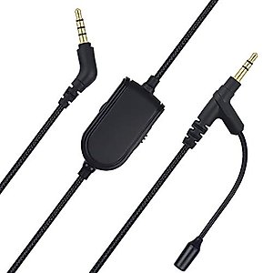 Replacement for Astro A10 Cord, A40 Headset Cable Braided Wire with Volume Control Compatible with Astro A40TR/A40/A10 Gaming Headsets to Xbox One PS4 MixAmp