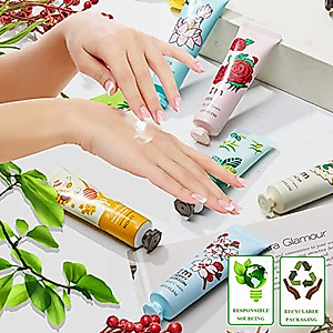 20 Pack Hand Cream Gift Set,Hand Lotion for Dry Cracked Hands,Working Hands Body,Travel Size Hand Cream,Moisturizing Hand Lotion,Holiday Gift for Women Valentine's Day Mother's Day (Fruit Plant)