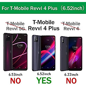 NZND Case for T-Mobile REVVL 4 Plus with Built-in Screen Protector, Full-Body Protective Shockproof Rugged Bumper Cover, Impact Resist Durable Phone Case -Glitter Rose Gold