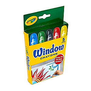 Crayola Washable Window Crayons - 5-count