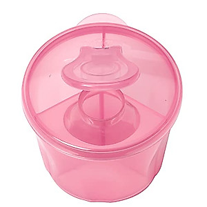 Dr. Brown's Travel Formula Dispenser with Lid, BPA Free - Pink - Holds 27oz