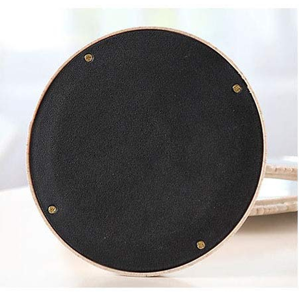 XPXKJ 7" Heart Shaped Mirror Tabletop Vanity Makeup Mirror with 3X Magnification DoubleSided Rotatable Dresser Mirror Bathroom Bedroom Dressing Beauty Mirror (HeartShaped, Beige)