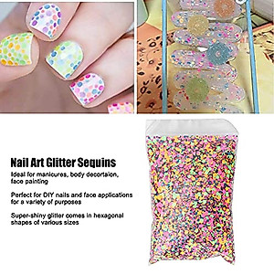 Crafts Sequins, Cosmetic Festival Chunky Glitters DIY Craft Circle Chunky Glitter for Wedding Festival for Household for Nail Salon