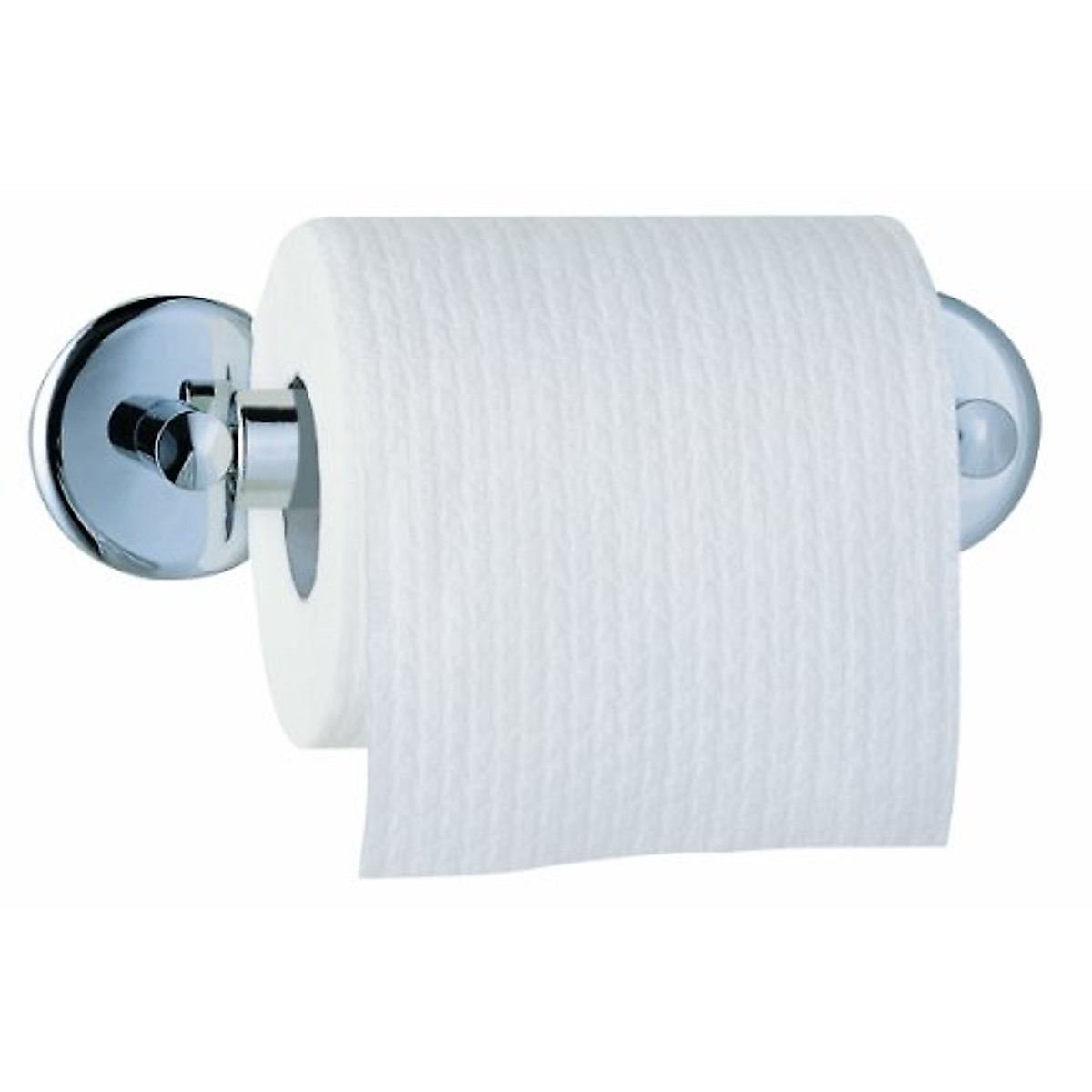 Plumb USA 4-Piece Bathroom Hardware Accessory Set, Includes Towel Bar, Toilet Paper Holder, Towel Ring and Robe Hook, Chrome Finish