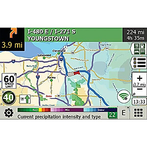 Rand McNally Android Tablet 80 with Built-in Dash Cam, Lifetime Maps, Live Traffic, Wi-Fi, and Connected Services, Black