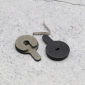 SING F LTD 2 Pairs of Resin Semi Metallic Bike Disc Brake Pads Compatible with Shimano SRAM AVID Hayes MX3 MX4 4mm Thickness Mountain Road Bike Cycling Bicycle MTB Disc Brake Pad