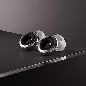 Loop Experience Plus Earplugs - High Fidelity Hearing Protection for Musicians, DJs, Festivals, Concerts and Nightlife – 18dB & NRR 7 Noise Reduction Ear Plugs – Extra Accessories Incl - Silver