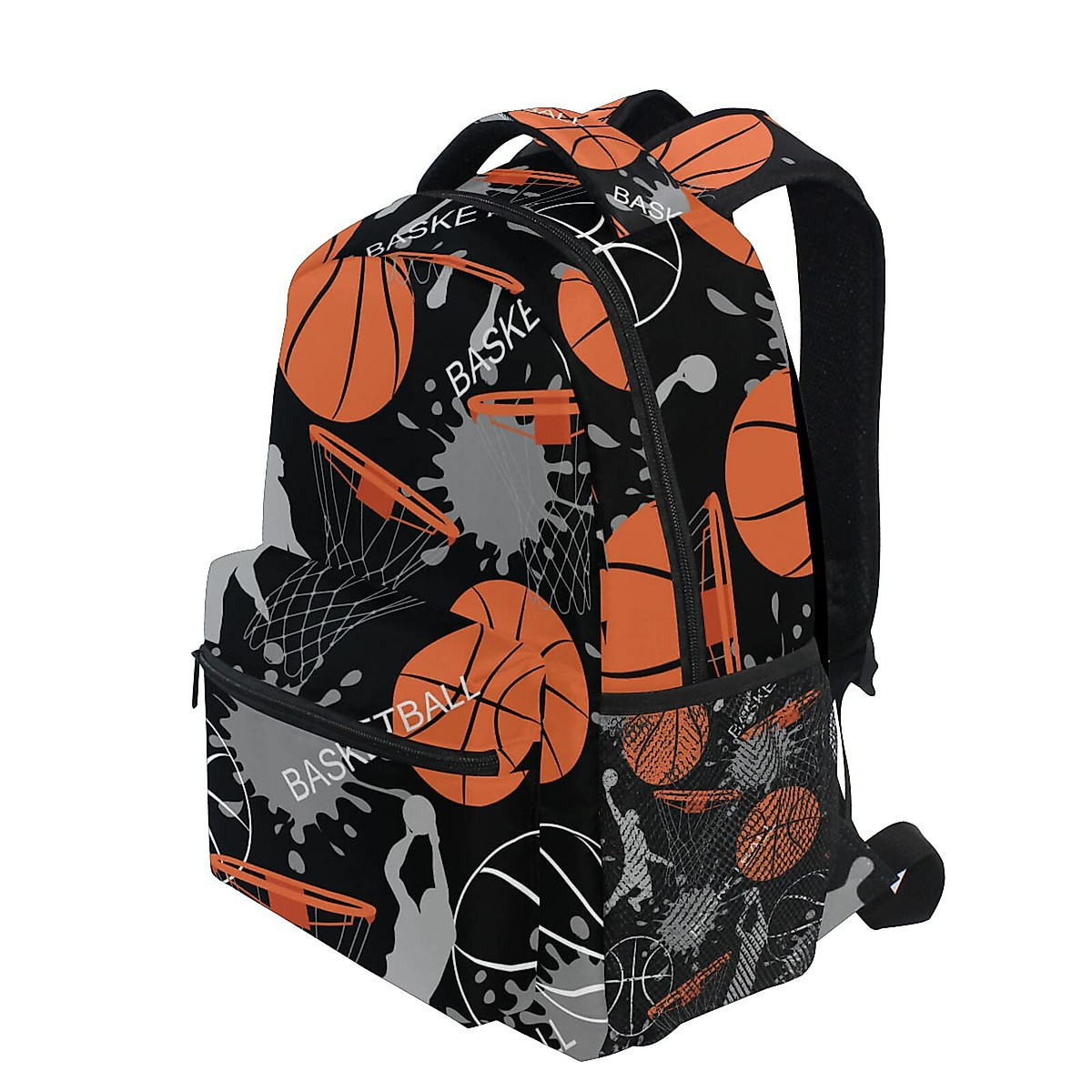 Sports Basketball School Backpack Boy Girl Kids Schoolbag Bookbag Laptop Travel Hiking Daypack for Women Men