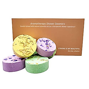 Aromatherapy Shower Steamers; Double Infused with Organic Essential Oils; Spring Gift; Hostess Gift; Thank You Gift; Mother's Day Gift