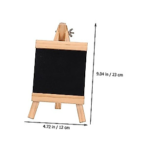 NUOBESTY 4 Pcs Blackboard Multifunction Signage Child Wood