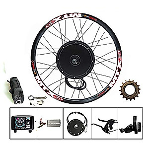 NBPOWER 135mm dropouts e-Bike kit 48V-72V 3000w e Bike Conversion Kit 100km/h Speed 3000W ebike Conversion kit (29inch Rear)