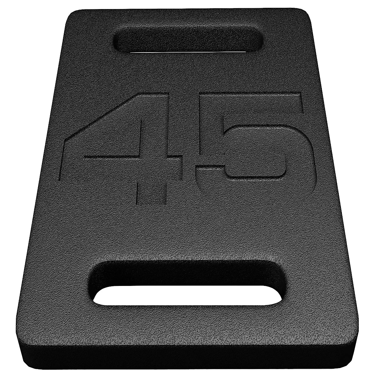 Signature Fitness Cast Iron Ruck Plate, Weighted Plate for Rucking, Swings, Squat, Strength Training, Fitness Workout, and Home Exercises, 45-Pound