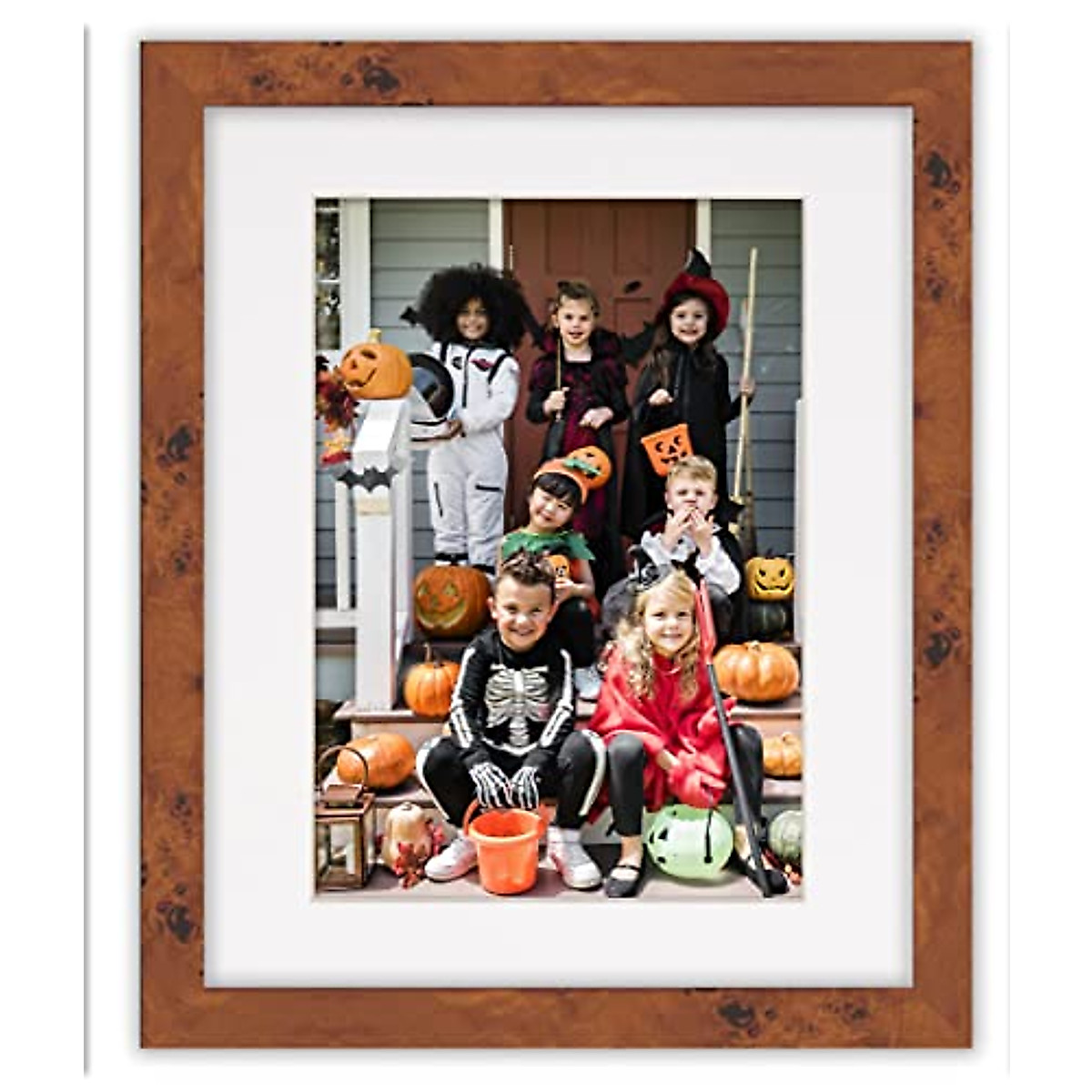 9x11 Mat Bevel Cut for 5.5x8.5 Photos - Acid Free White Precut Matboard - For Pictures, Photos, Framing - 4-ply Thickness