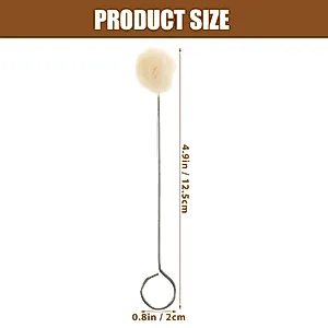 MAGICLULU 10pcs Wool Daubers Ball Brush Leather Dye Leather Tool Leather Crafting Tools for Leather Dyes for DIY Crafts Projects