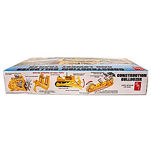 AMT Lowboy Trailer & Bulldozer Combo 1:25 Scale Model Kit (AMT1218)