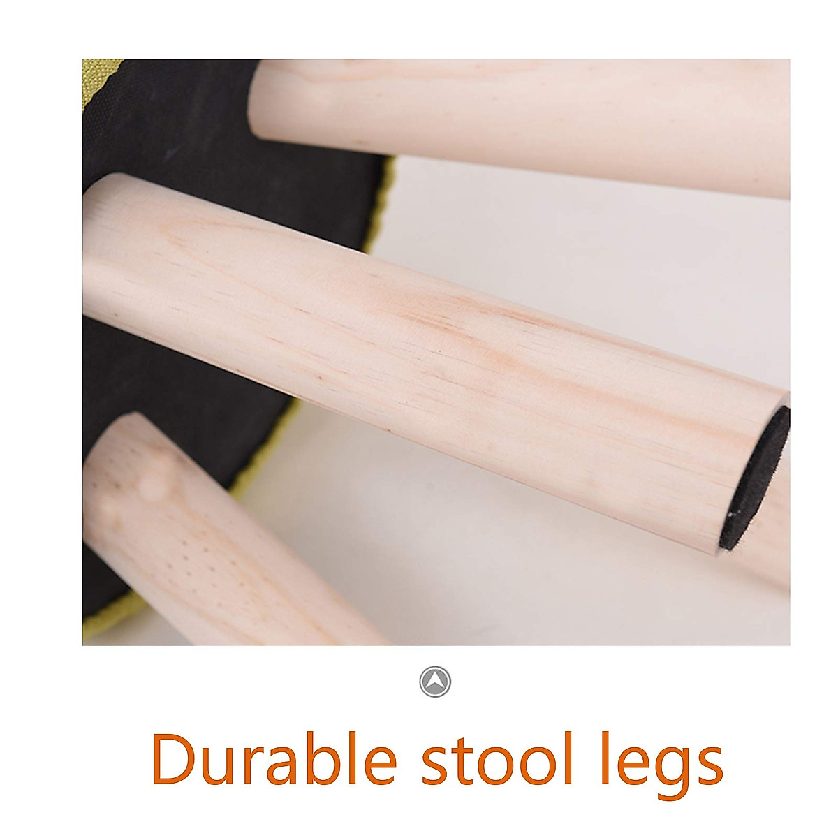 Solid Wood Small Stool Fashion Household Adult Sitting Pier Living Room Sofa Stool Low Stool Creative Fabric Small Bench Small Chair