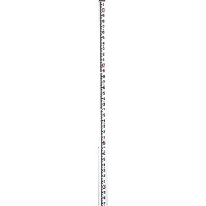 CST/berger 06-913 4 Section 13 foot Fiberglass MeasureMark Telescoping Rod Graduated in 10ths , White