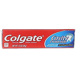 Colgate Cavity Protection Toothpaste Great Regular Flavor 1 oz (Pack of 12)