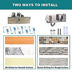 Aikert Mop And Broom Holder Wall Mount - Broom Organizer Wall Mount Heavy Duty Garage Tools Hanger Organize And Storage For Kitchen, Bathroom, Garden, Laundry / 1 Pack Grey