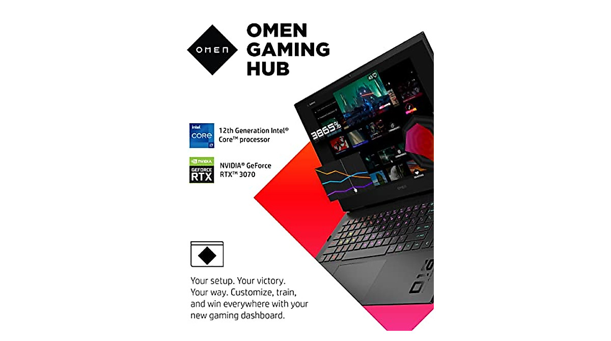 HP OMEN Laptop 16 - Gaming Power with RTX 3070 & QHD Display