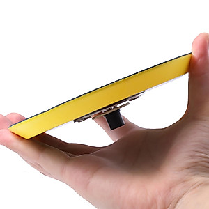 SHININGEYES 1Pcs 6in Vinyl Faced PSA Backing Pad, 6" PSA Backing Plate 5/16" 24 Thread for Air Orbital Sander and Pneumatic Polisher