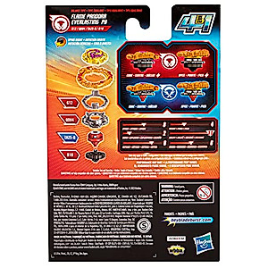 Beyblade Burst QuadStrike Flame Pandora Everlasting P8 Spinning Top Starter Pack, Balance/Attack Type Battling Game Toy Set with Launcher
