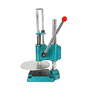 9.5" Household Manual Pastry Press Machine, Pastry Press Premade Pizza Dough Pizza Presser with Cast Iron Base, Pizza Dough Press Machine for Home or Commercial Use