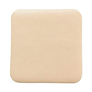McKesson Thin Silicone Hydrocellular Foam Wound Care Dressing 3 x 3 Inches Square Adhesive Bandage, 10 Count, 1 Pack