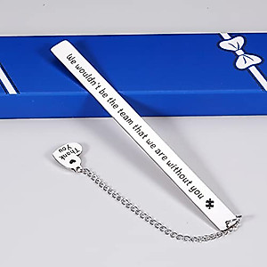 Thank You Gift Bookmark for Boss Leader Supervisor Mentor Christmas Birthday Bookmark Gifts for Colleague Coworker Friends Coach Going Away Leaving Retirement Office Thank You Memorial Gifts