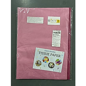 NEBURORA 108Sheets Pink Gift Tissue Paper Valentine's Day Tissue Paper Wrap Tissue for Packaging Presents Crafts Bouquets and Art Craft DIY Floral Birthday Party Festival