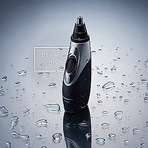 Panasonic ER430K Nose, Ear and Facial Hair Trimmer Wet/Dry with Vacuum Cleaning System