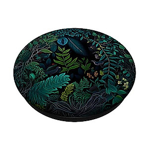 Floral Boho Foliage Flower Plant Nature Vegetation Flowery PopSockets Standard PopGrip