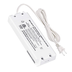 HitLights 25W Dimmable LED Driver Transformer, Power Supply 120V AC to 12V DC, Compatible with Lutron Leviton Dimmers, for LED Strip Lights, Constant Voltage LED Projects, ETL Listed