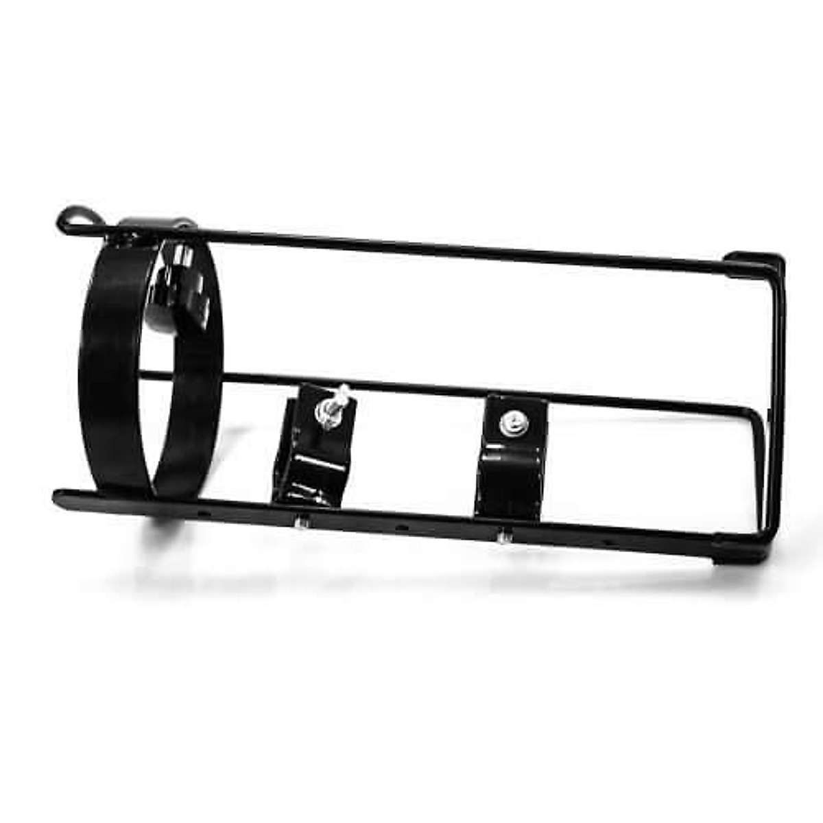 Walker Oxygen Tank Holder for Rollators & Walking Aids JO2W, Holds Single D or E Oxygen Cylinder Tanks