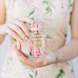 LOLLIA This Moment Eau de Parfum, 3.4 fl. oz. - Water Lily & Sun Blossoms – Beautifully Captivating Perfume, Women’s Perfume, Eau de Parfum Spray for Women, Women’s Fragrance