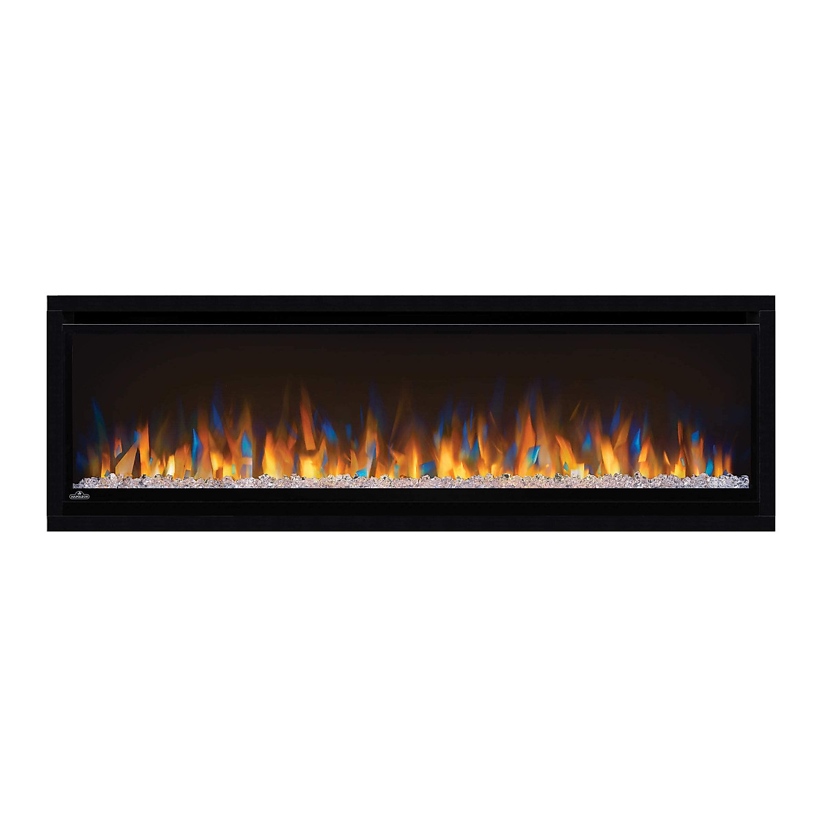 Napoleon Alluravision 50 - NEFL50CHS - Slimline, Wall Hanging Electric Fireplace, 50-in, Black, Crystal Ember Bed, 3 Flame Colours, Remote Included