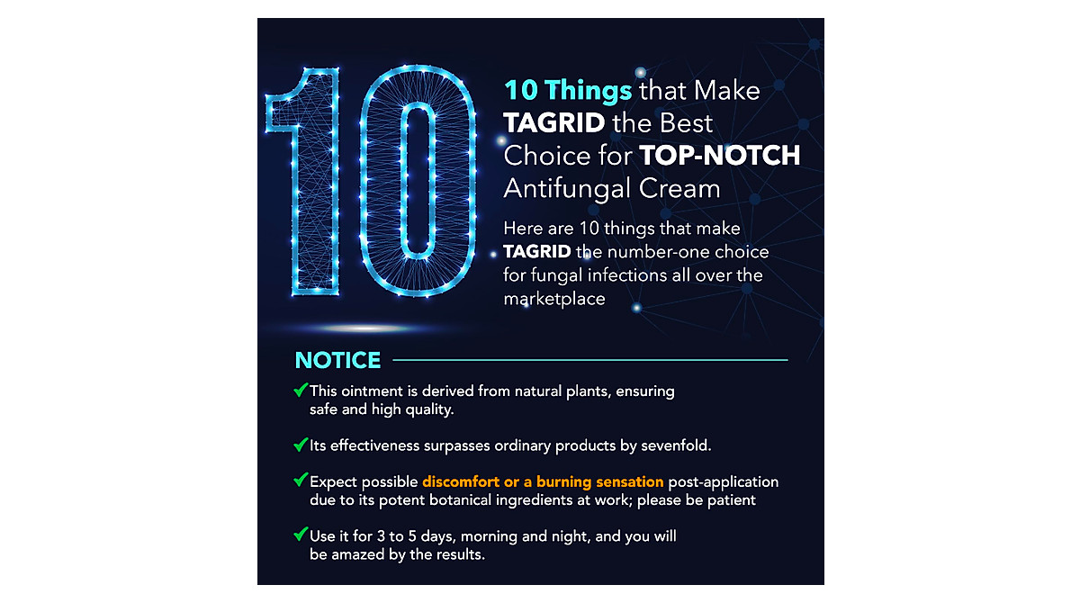 TAGRID Antifungal Cream for Fungal Skin Relief - Safe & Fast Acting