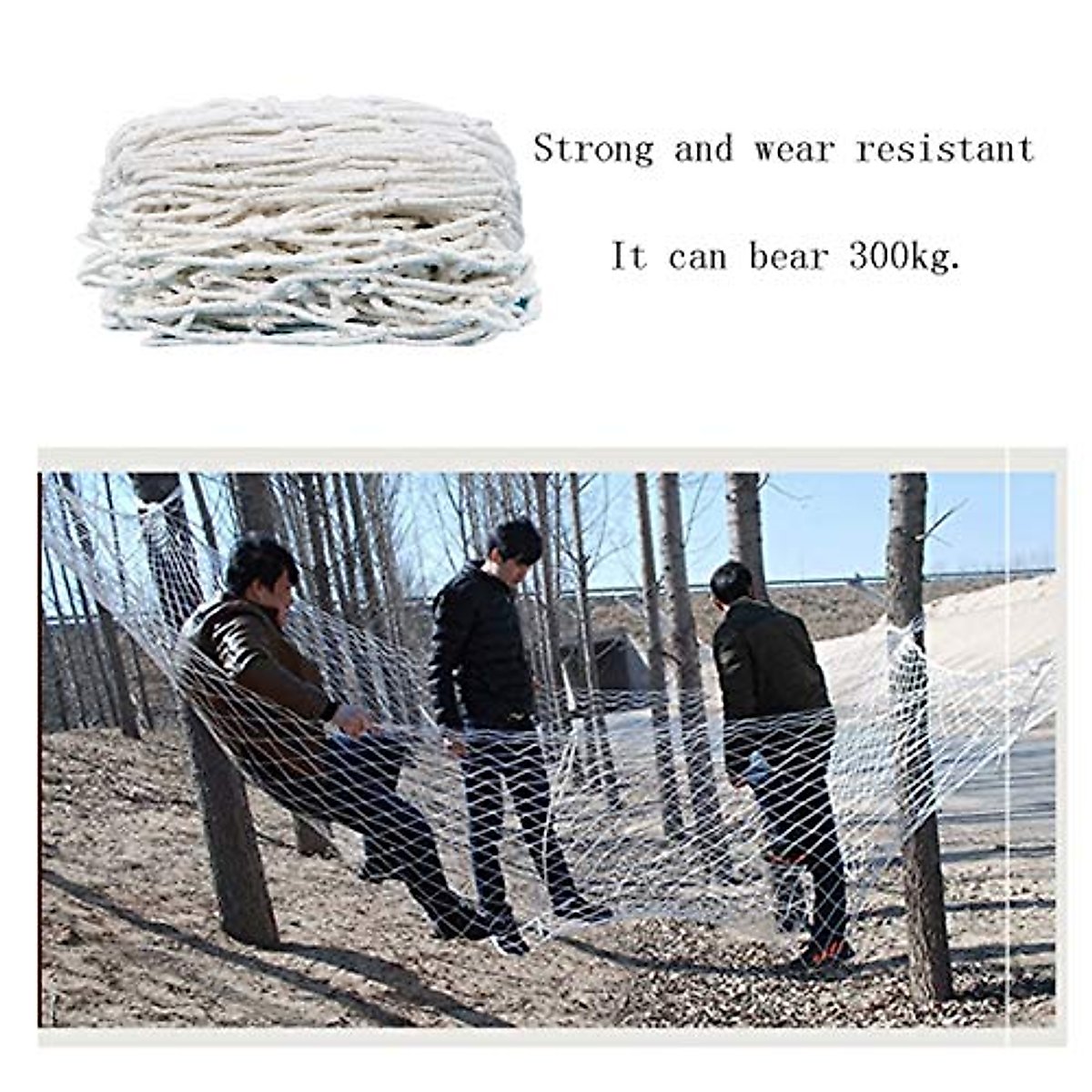 MAGFYLY Banister Guard net Balcony Protection Net, Cat Net, for Stair Anti-Fall Net Children Safety Net Construction Construction Nylon Rope Net Goods Net Outdoor Partition Fence Net 2m 3m